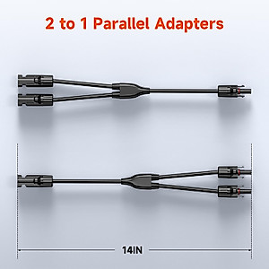 RICH SOLAR Y Branch Connectors (2 Pairs M/FF and F/MM)