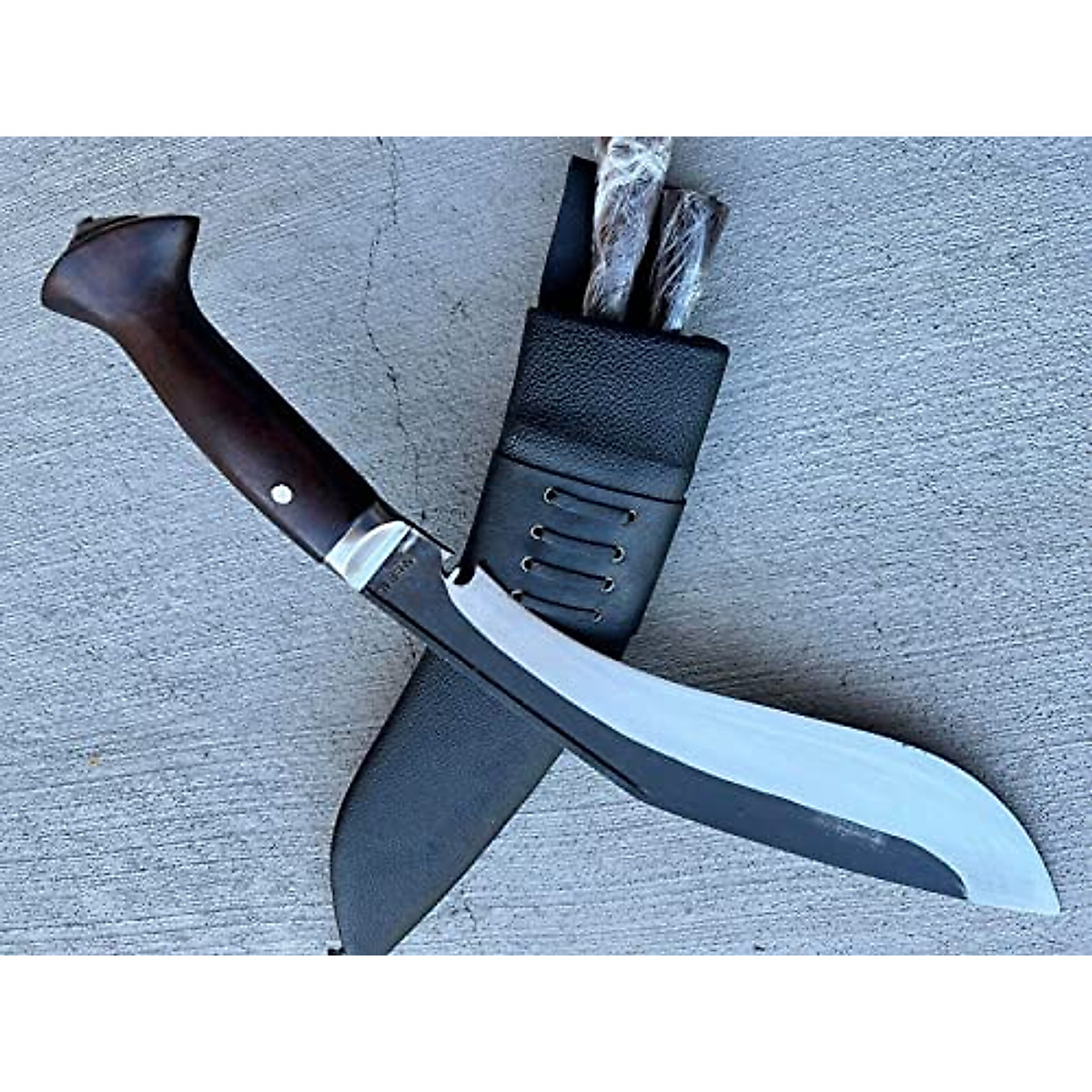 Kukri Supplier - 11″ Traditional Farmer Daily Work Rust Free Khukuri - Hand Forged Full Tang Sharpen Blade - EGKH Factory Outlet in Nepal - High Carbon Steel Knives