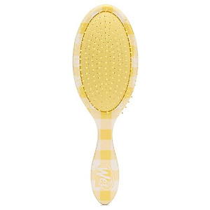 Wet Brush Original Detangler Hair Brush, Golden Gingham (Coastal Charm), Ultra-Soft IntelliFlex Bristles, Detangling Bristles Glide Through Tangles (Wet Dry & Damaged Hair), Women & Men