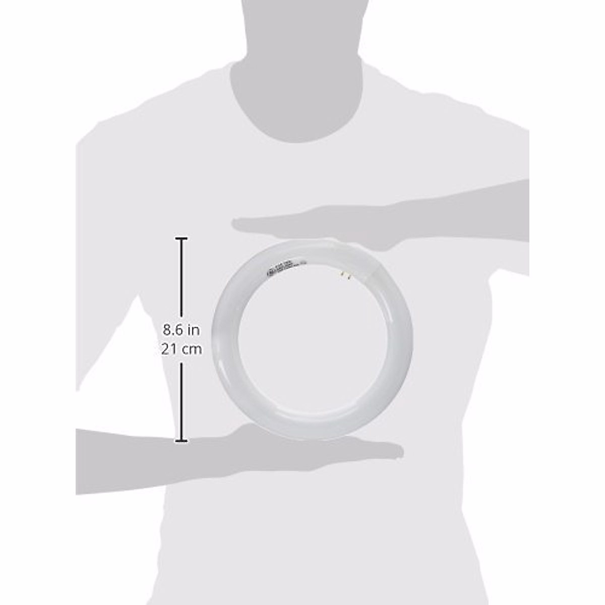 GE 11026 Series 11026-Fc8T9/D Circular T9 Fluorescent Tube Bulb Lighting, 1 Count (Pack of 1)