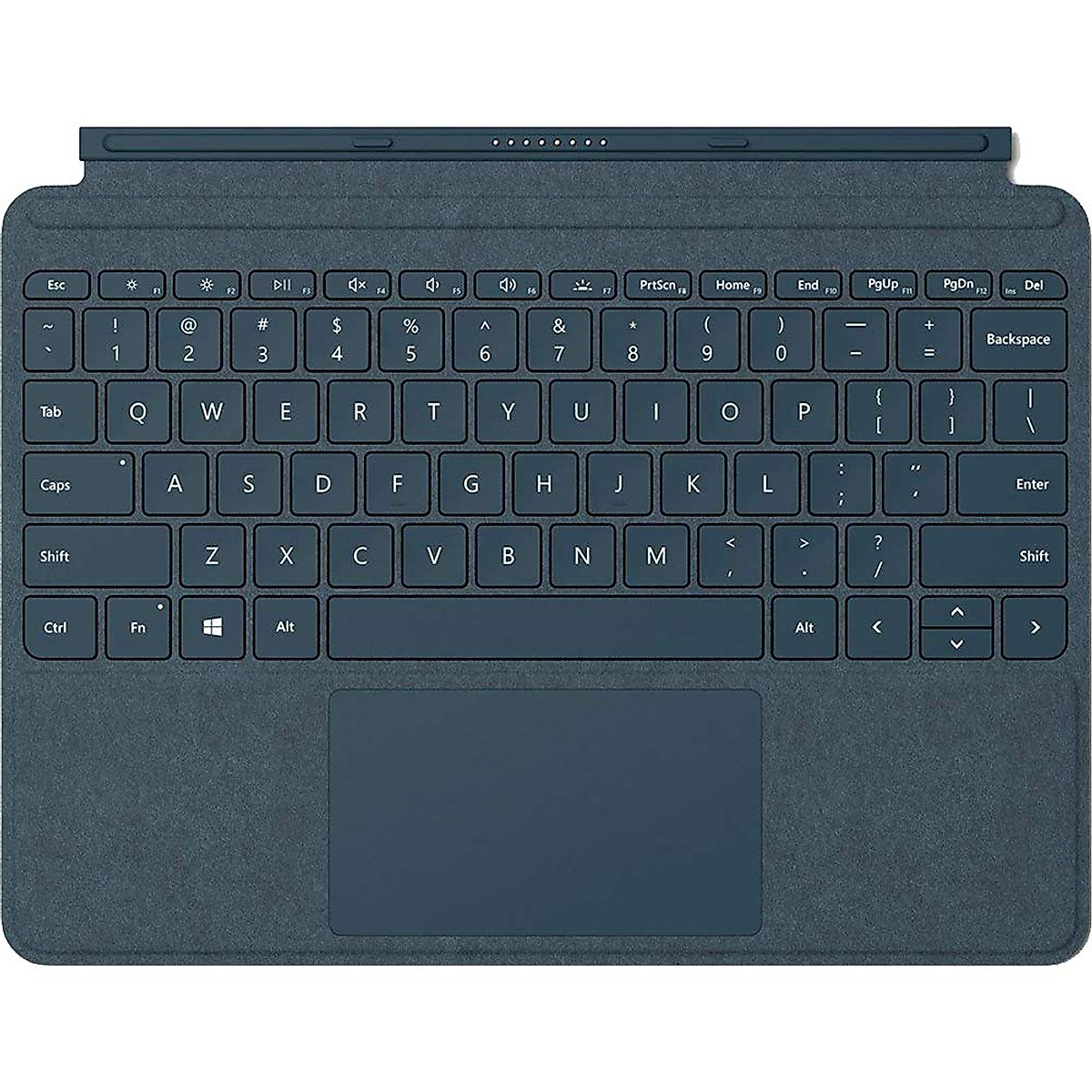Microsoft Surface Go Alcantara Signature Type Cover, Model 1840 (KCS-00021) Cobalt Blue