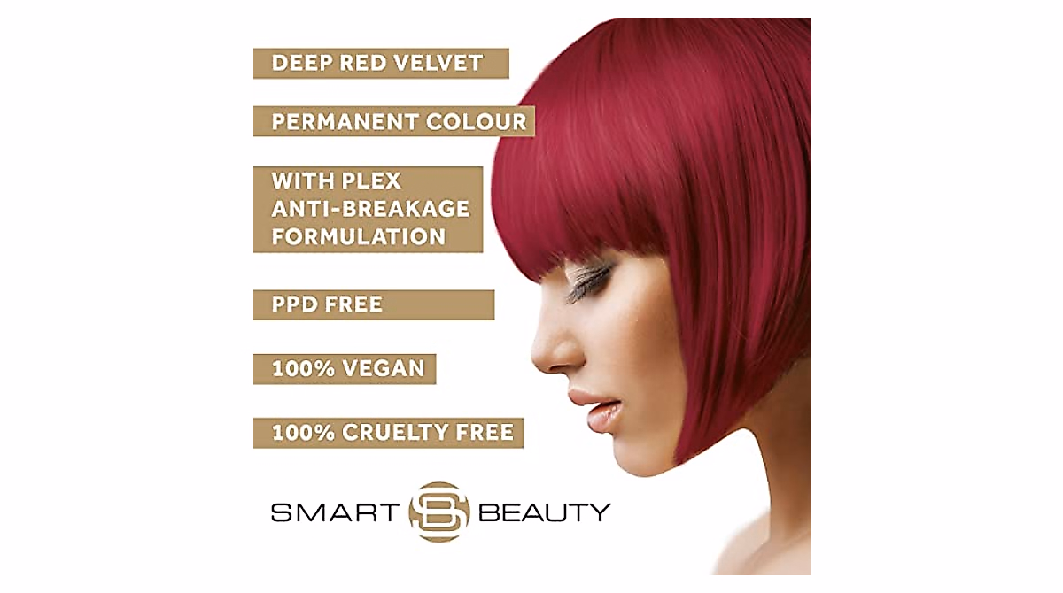 Deep Red Hair Dye Permanent with added Plex hair anti-breakage ...