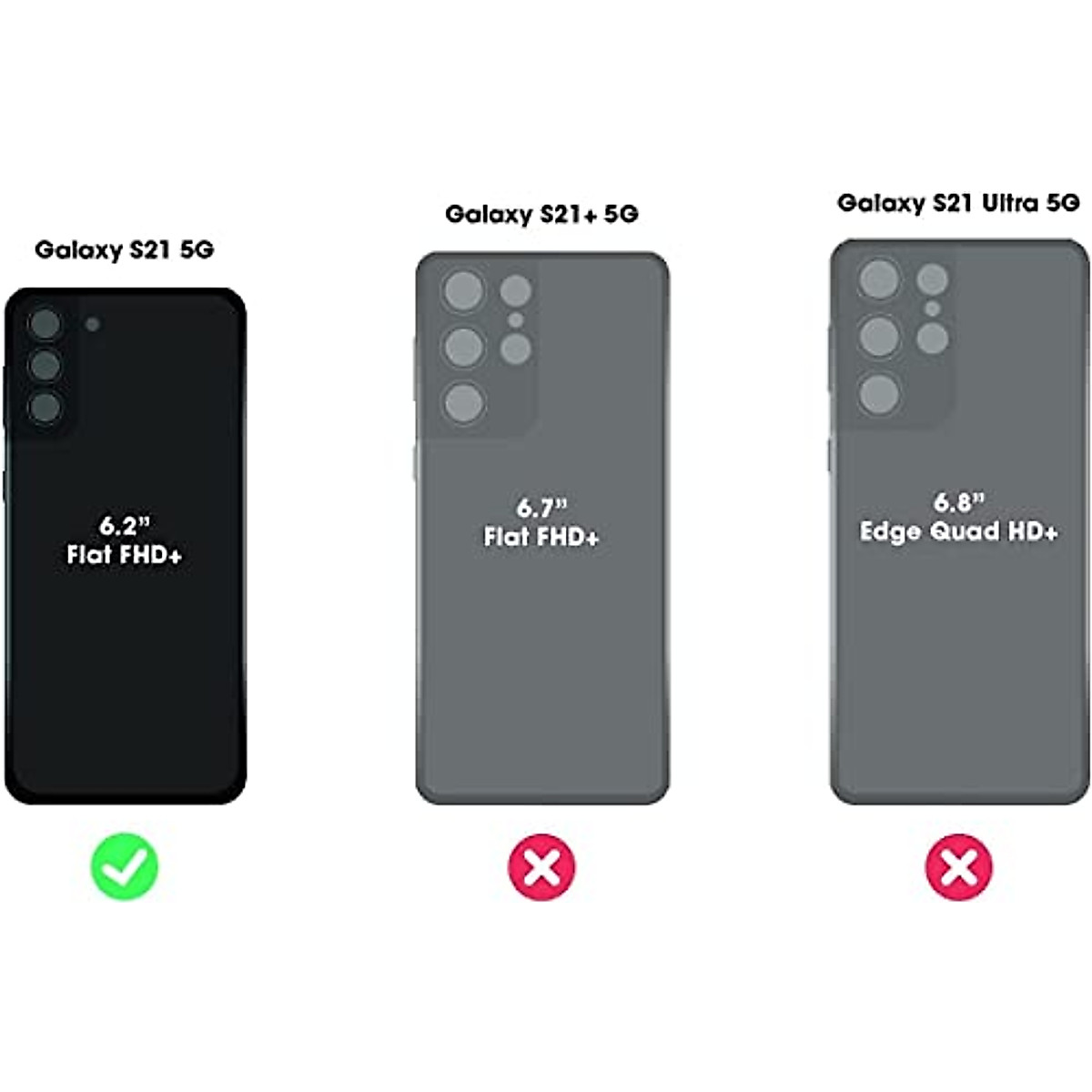 OtterBox Defender Series Screenless Edition Case for Samsung Galaxy S21 5G (Only) - Holster Clip Included - Non-Retail Packaging - Black