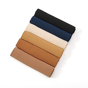 PeacePray Matched Hijab and Undercap Set, Chiffon Muslim Head Scarf for Women, A Perfectly Decent Combination, Mustard