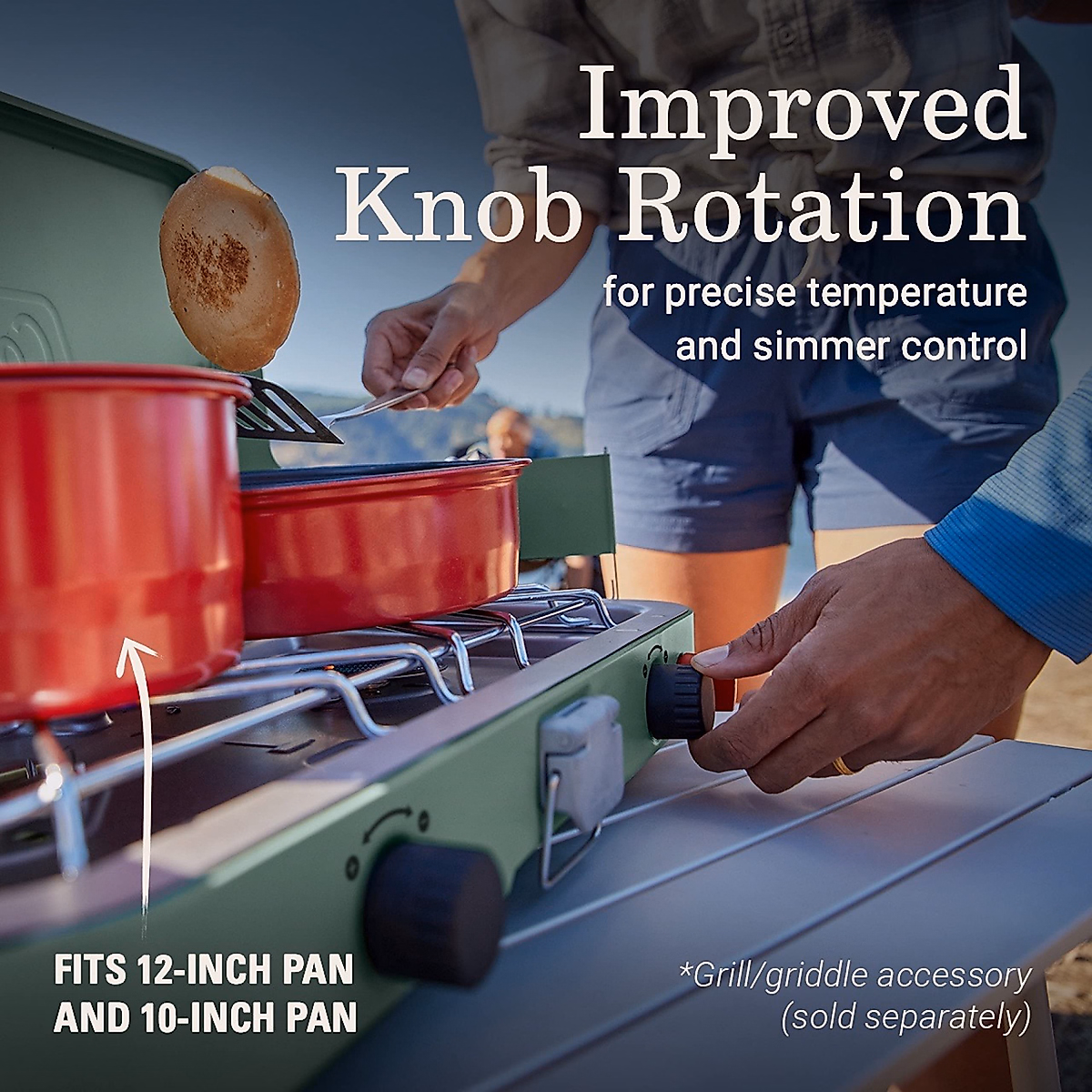 Coleman Cascade 222 Camping Stove—2 Burner Camping Stove