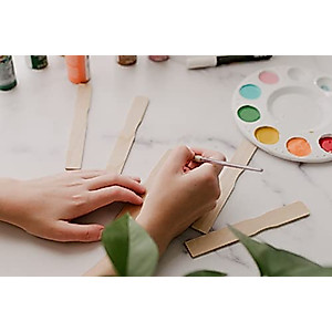 12 Inch Paint Sticks, Box of 25 Hardwood Paint Stirrers, Wood Mixing Paddles for Epoxy or Resin, Garden or Library Markers by Woodpeckers