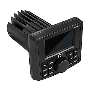 NVX VMPS35 Gauge Style Marine Stereo with Bluetooth and a 3" Ultra Bright Full-Color TFT Display - Perfect for Boats, UTVs, & ATVs