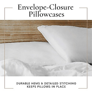 Bamboo Bay 100% Viscose Made from Bamboo Duvet Cover King - Ultra Soft 3 Piece Cooling Duvet Cover King with Corner Ties & Button Closure - 1 King Duvet Cover & 2 Pillowcases - White