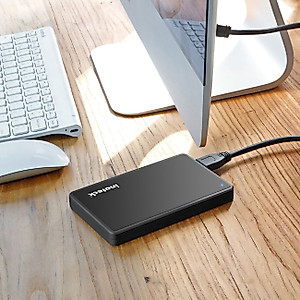 Inateck 2.5 Hard Drive Enclosure, USB 3.0 External Hard Drive Case, Support UASP, Up to 5Gbps,FE2004