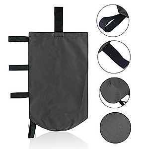 ESINGMILL Canopy Weight Bags for Pop up Tent Gazebo, 4pcs Leg Weights Sand Bags for Instant Outdoor Sun Shelter Canopy Legs, Heavy Duty Stability Sandbag Weighted Feet Bag
