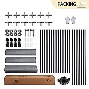 Gardesol Carport, 12'x20' Extra Large Heavy Duty Carport with Roll-up Ventilated Windows, Portable Garage with Removable Sidewalls & Doors for Car, Truck, SUV, Car Canopy with All-Season Tarp, Gray