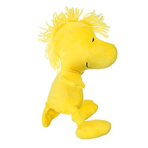 Peanuts for Pets Woodstock Figure Classic Plush Squeaker Dog Toy, 9 Inch Medium | Yellow Plush Dog Toy for All Dogs, Officially Licensed Product | Small Plush Fabric Squeaky Dog Toy (FF13329)