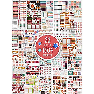 Aesthetic Planner Stickers - 1500+ Stunning Design Accessories Enhance and Simplify Your Planner, Journal, Calendar And Scrapbook