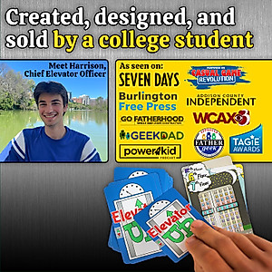 ElevatorUp™ - The Ultimate Lift for Family Fun! Smiles, Laughter, and Memories packed into a Card Game for 2-5 players, ages 7+