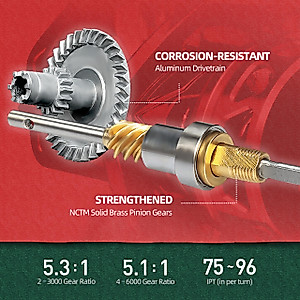 RUNCL Titan II Spinning Reel, Full Metal Body, Max Drag 44LB, 9+1 Shielded BB Ultra Smooth Powerful Saltwater Freshwater Fishing Reels, 2000, 3000, 4000, 5000, 6000 Series, Fishing Gifts for Men