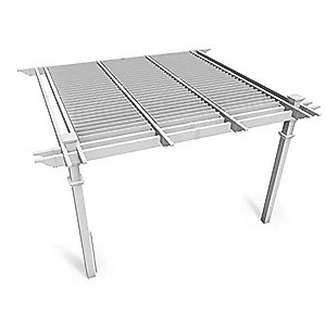 Elysium 12' x 12 'Attached Louvered Pergola