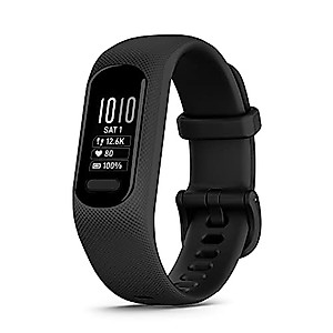 Garmin vívosmart® 5, Fitness Tracker, Long-Lasting Battery, Simple Design, Black Large