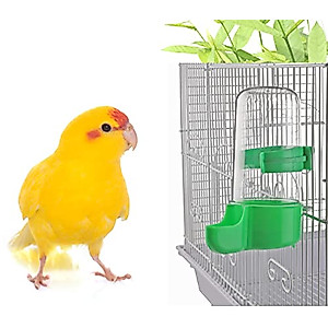 Automatic Bird Feeder Waterer Drinker Pet Bird Feeding Supplies for Bird Cage Feeder Water Seed Dispenser Bottle Drinking Cup