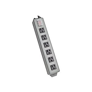 Tripp Lite 6 Outlet Waber Industrial Power Strip, 6ft Cord with 5-15P Plug (6SP) blue