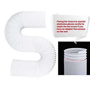 ABOAT Exhaust Hose for Portable Air Conditioner 5 Inch Diameter Universal with Length 59 Inch