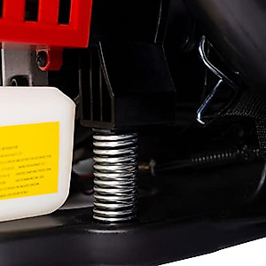 Voohek Backpack Leaf Blower Gas-Powered, 52cc 2-Cycle Engine, Gasoline Blower, 530CFM, 248MPH, Red