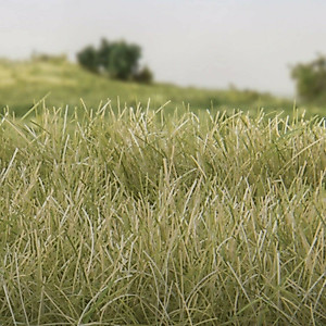 Woodland Scenics Static Grass Field System, Light Green 2mm, 4mm, 7mm, and 12mm (Pack of 4) - with Make Your Day Paintbrushes