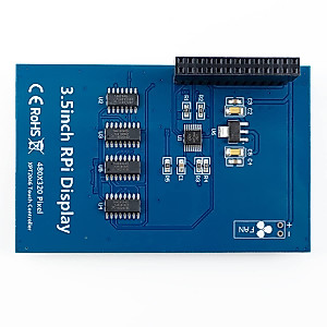 Hosyond 3.5 Inch 480x320 Touch Screen TFT LCD SPI Display Panel for Raspberry Pi A, B, A+, B+, 2B, 3B, 3B+,4B,5