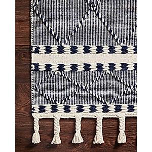 Loloi II Sawyer Collection SAW-02 Navy, Contemporary 9'-3" x 13' Area Rug