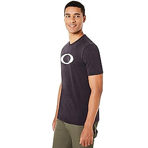Oakley mens O-bold Ellipse Shirt, Blackout Light Heather, XX-Large US