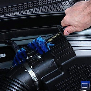 EZ Detail Big and Little Brush Combo - Wheel Rim Cleaner for Cars, Bike, Trucks, Motorcycle, and Other Vehicles - Non-Scratch Auto Detailing Tool, Easily Reaches Nook and Crannies