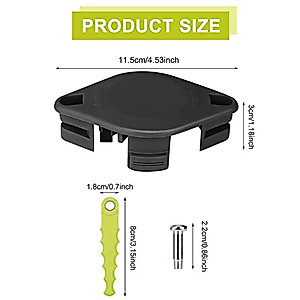 THTEN ACFHRL2 Weed Eater Bladed Head Compatible with Ryobi 18V, 24V, and 40V String Trimmers, Fits for RY40210, RY40210A, ACFHRL2 with 6 Replacement Blades