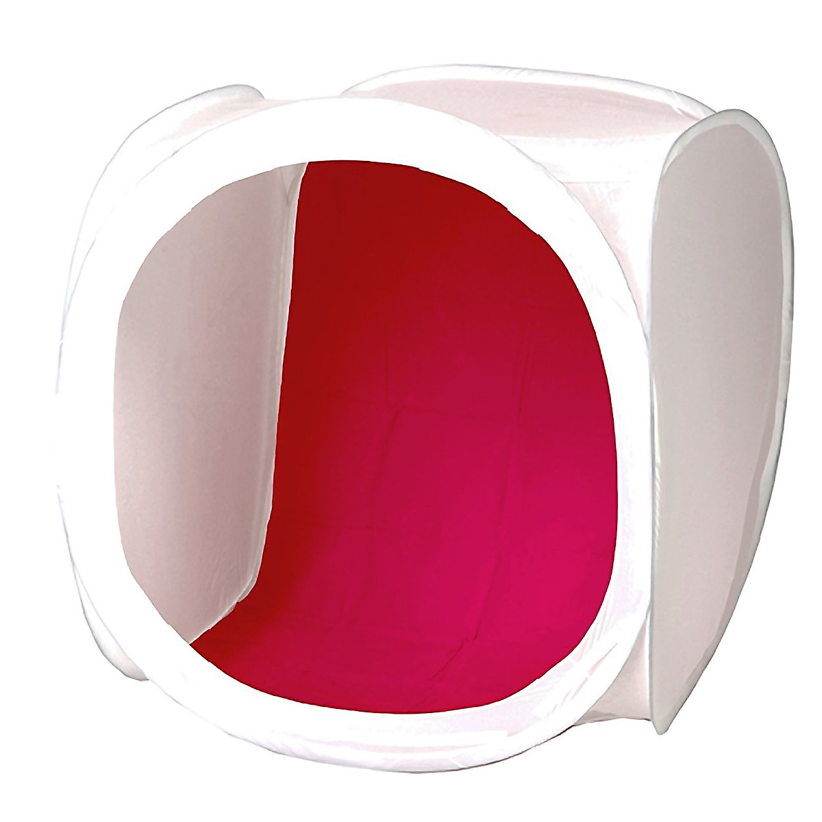 Square Perfect 60 Inch Light Tent Photo Cube Softbox with 4 Colored Backgrounds