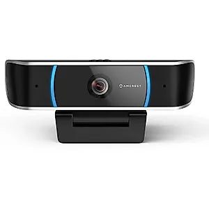 Amcrest 5-Megapixel Webcam with Microphone, Web Cam USB Camera, Computer HD Streaming Webcam for PC Desktop & Laptop w/Mic, Wide Angle Lens & Large Sensor for Superior Low Light (AWC5100)