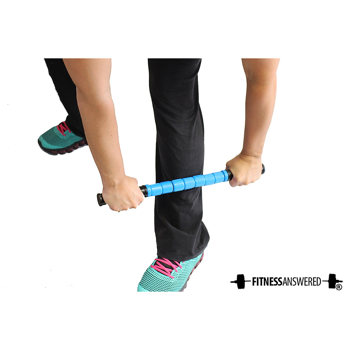 The Stick Massage Roller Original | Muscle Roller Massage Stick for Legs | Exercise Roller Massage Tools for Sports Athletes and Runners 17.75" - Original Blue