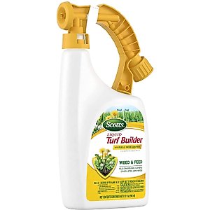 Scotts Turf Builder Weed Control 25-0-2 5000 Sq. Ft. Liquid, Spray Phos Free 32 Oz