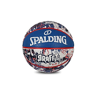 Spalding Graffiti Blue NBA Outdoor Premium Basketball Size 7 Without Air Pump
