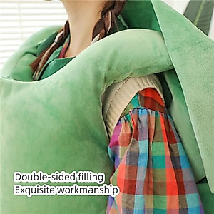 Srutirbo Wearable Turtle Shell Pillows, Turtle Shell Plush Toy Stuffed Animal Costume Funny Dress Up, Creative Gift for Adults Kids (40x30)