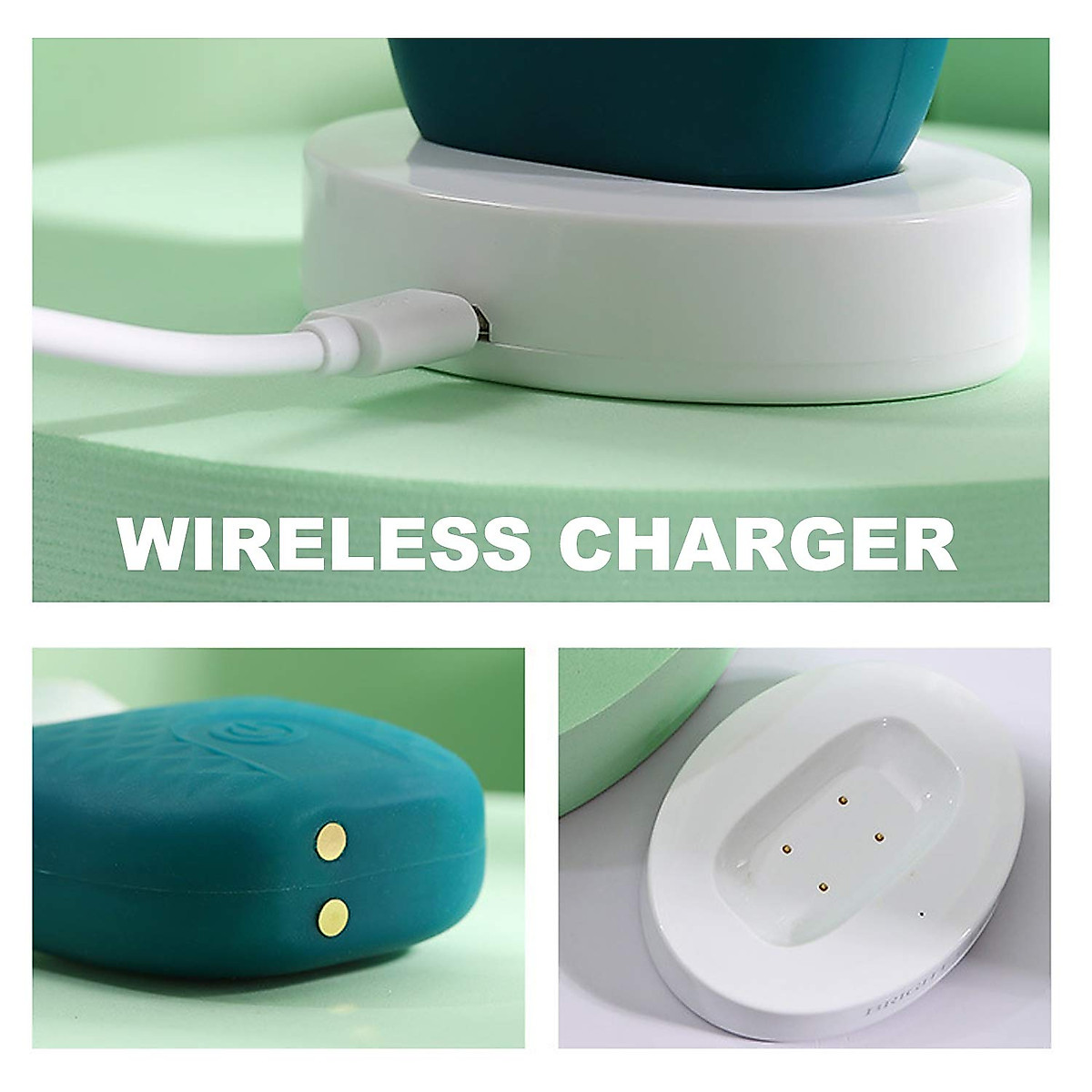 FLINEVE U Shaped Electric Toothbrush, Ultrasonic Automatic Whitening Massage Toothbrush for Adults and Elder with 3 Cleaning Modes(Color:White)