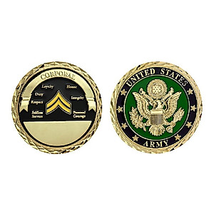 Army Corporal Challenge Coin