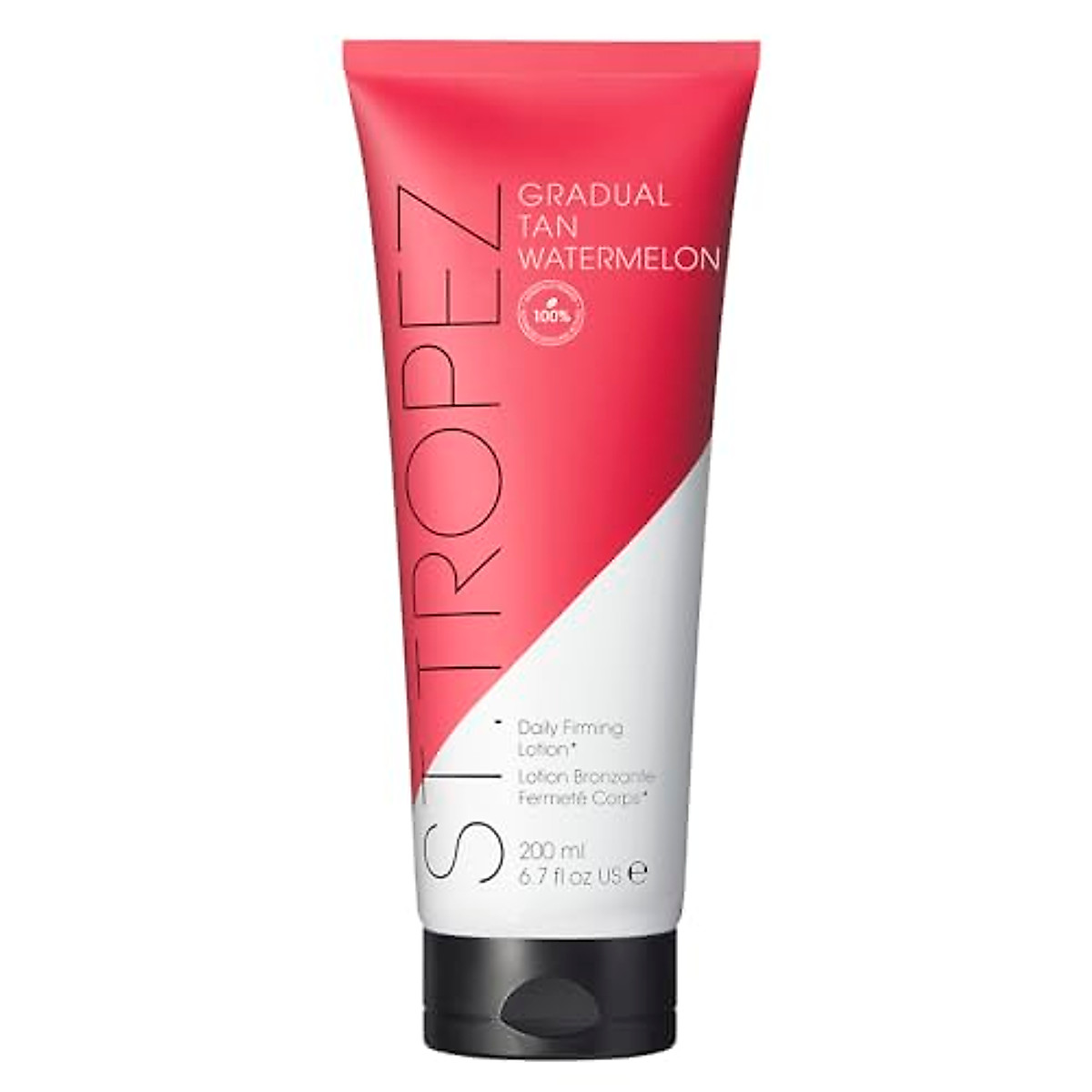 St.Tropez Gradual Tan Watermelon, Daily Firming Lotion, Hydrating Self Tan Moisturizer, 5 Skincare Benefits, Vegan, Natural & Cruelty Free, 6.7 Fl Oz