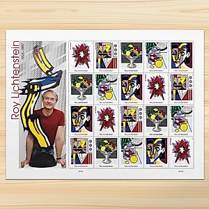 US Stamps 2023 SC#5788-5792 Roy Lichtenstein Stamps (20 Single Stamps) MNH VF