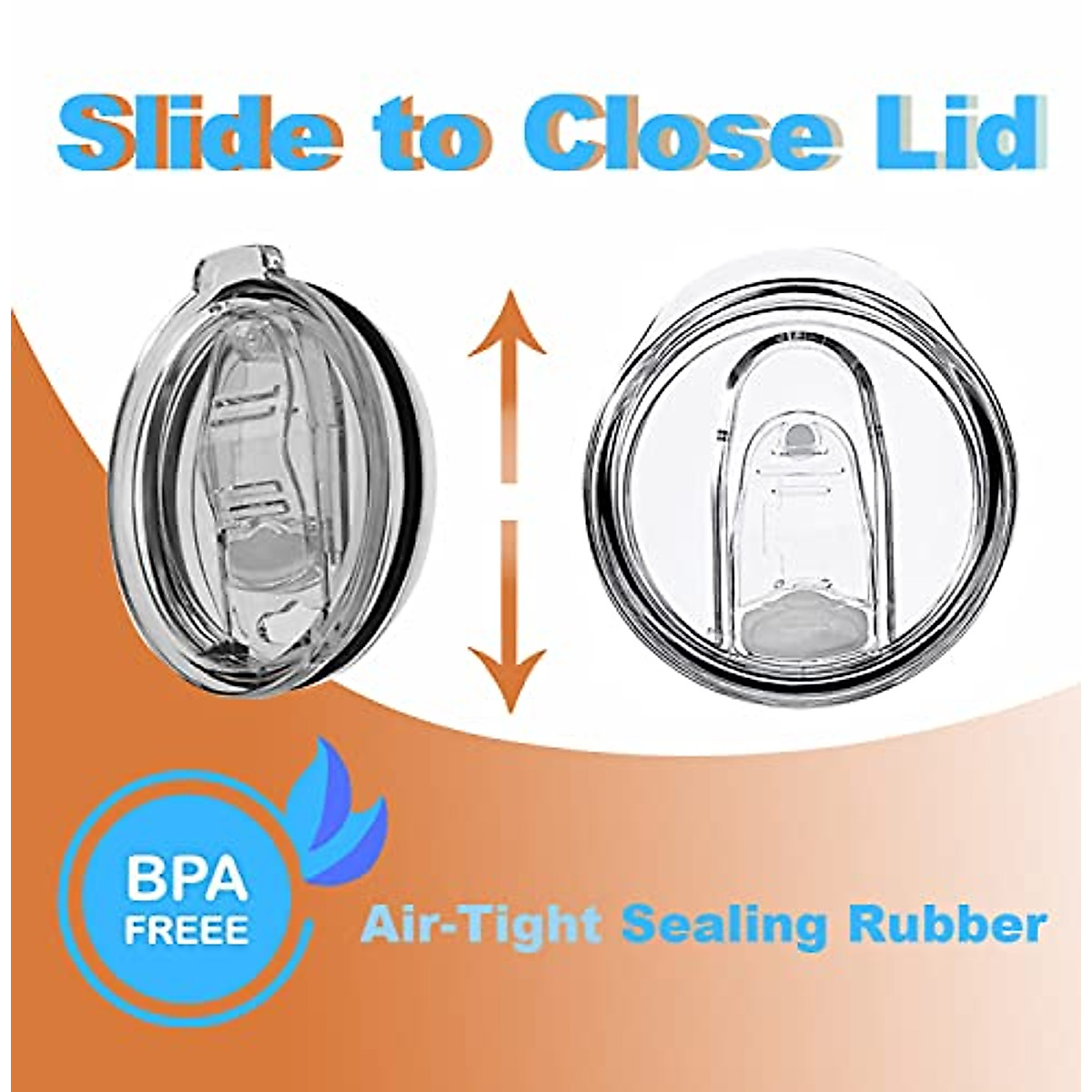 HOMEKOWN 20oz Slow the Sloth Tumbler Stainless Steel Cup Vacuum Insulated Travel Coffee Mug with Splash-Proof Lid Metal Straw