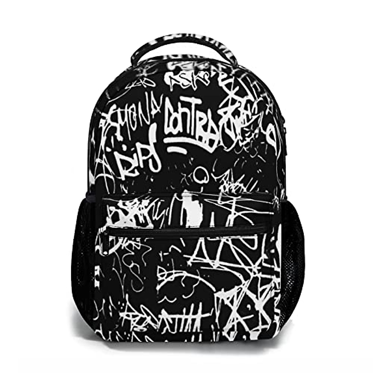 ZREXUO Funny Graffiti Art Backpack, Laptop Backpack with Multiple Pockets for Adult