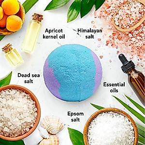 3.5 oz XL Bath Bombs for Kids with Puppy Toys Inside Kids Bath Bombs Organic Bubble Bath Fizzies Colorful Bomb 12 Pcs Set Birthday/Christmas Surprise Gift for Girls & Boys