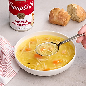 Campbell's Condensed Homestyle Chicken Noodle Soup, 10.5 Ounce Can (Pack of 4)