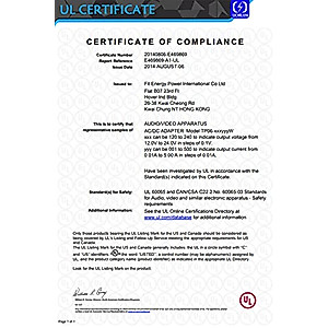 UL-Listed 19V Power Cord for Asus Monitor 22'' 23'' 24'' 27'' VG278 VG278Q VG279 VG279Q VG279QR VG245 VG245H VG248QE VG248QG VG275Q VG258QM VG248QG LED LCD TUF Gaming Display, 19Volt Laptop Charger