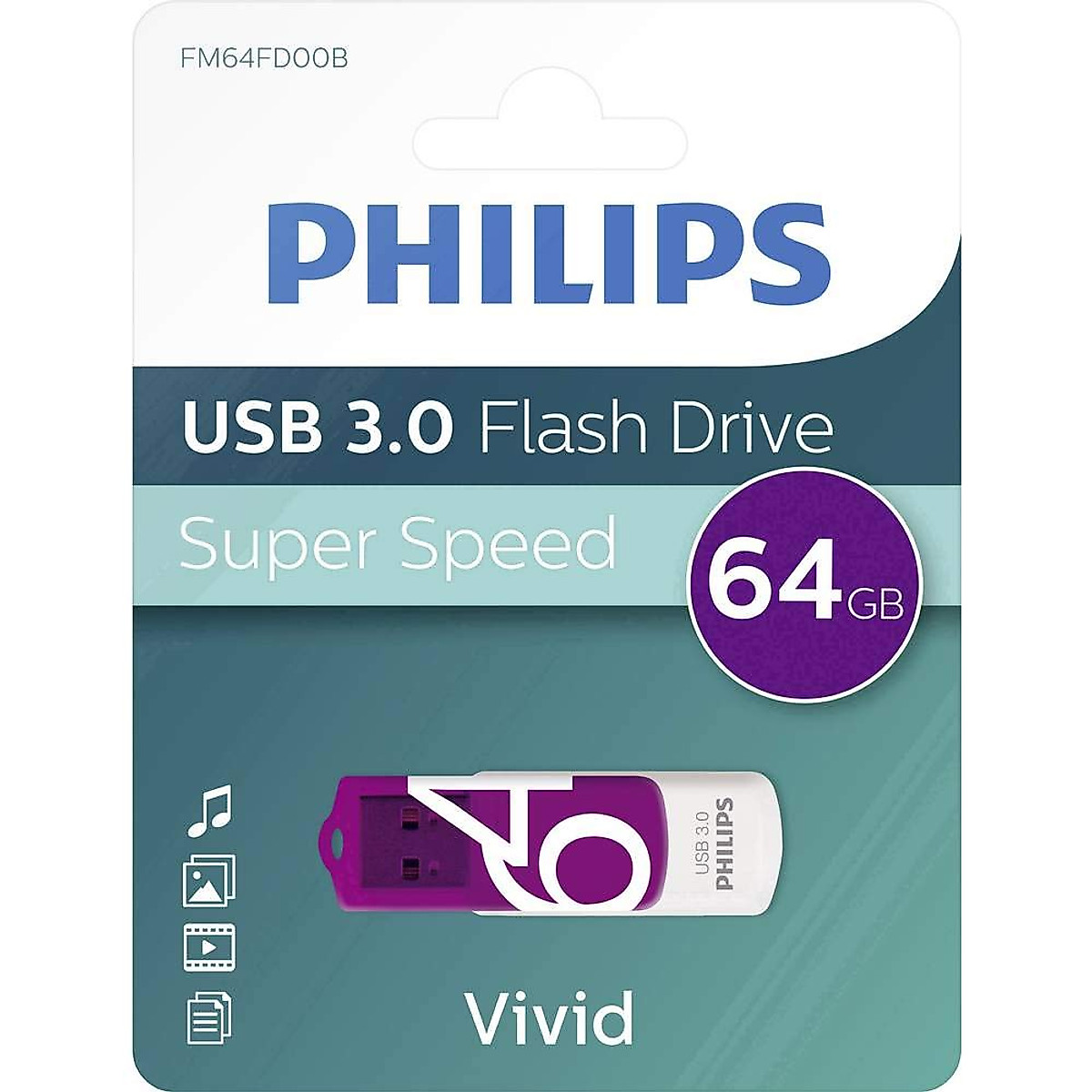 Philips USB Flash Drive 64GB Vivid Edition USB 3.0