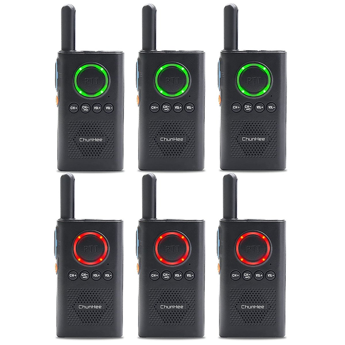 ChunHee Wireless Intercom System for Elderly/Kids, Home Intercom System Room to Room Communication, 1.5 Miles Long Range 16 Channel Intercom System for Home/Office/Camping/Hiking/Vacation