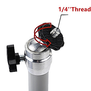 Ivosmart Mini Projector Wall Ceiling Mount Hanger 5KG Load Mounting Bracket for Mini Projector Camera with 9.3" Extension Pole