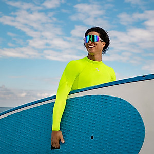 Synergy Men's Sequent Neoprene Multisport Full Sleeve Top (Black, Medium)